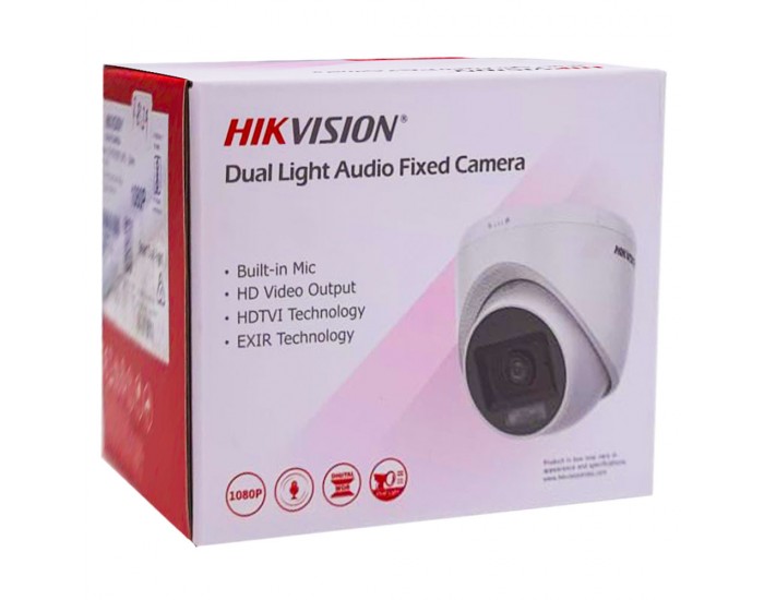 HIKVISION DOME 2MP 2.8MM BUILT IN MIC WITH DUAL LIGHT – Pragyaz